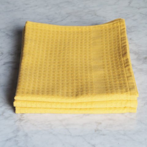 Lot de 12 torchons Gaufrex® unis - Torchon de cuisine 100% coton